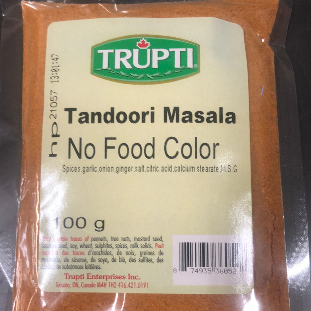 Tandoori Masala No Food Colour – Trupti Enterprises Inc